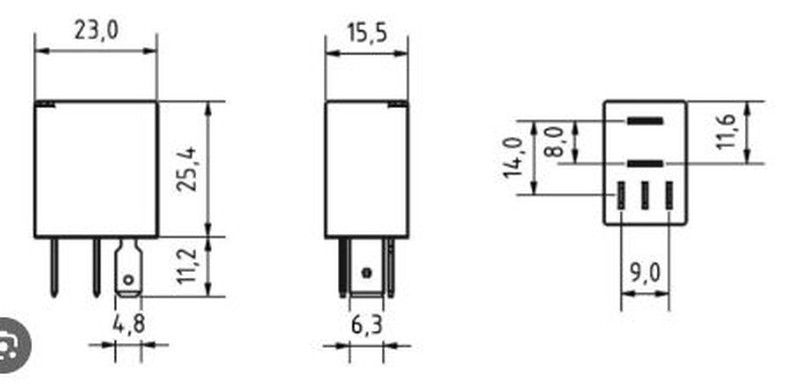 Micro Relé 24v 10/15ah Con Diodo — Comercial A92 Parts, S.L.